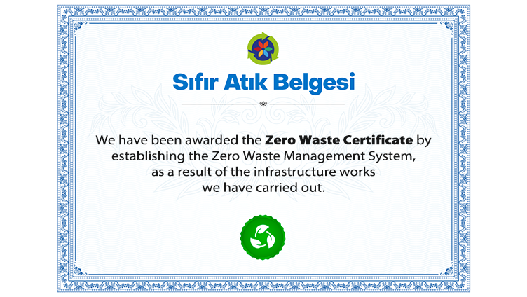 Zero Waste Certificate - News and Announcements - Tatmetal